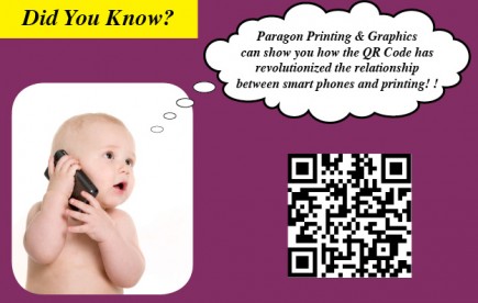 qr code baby postcard printing Paragon Printing Milwaukee Wisconsin ...